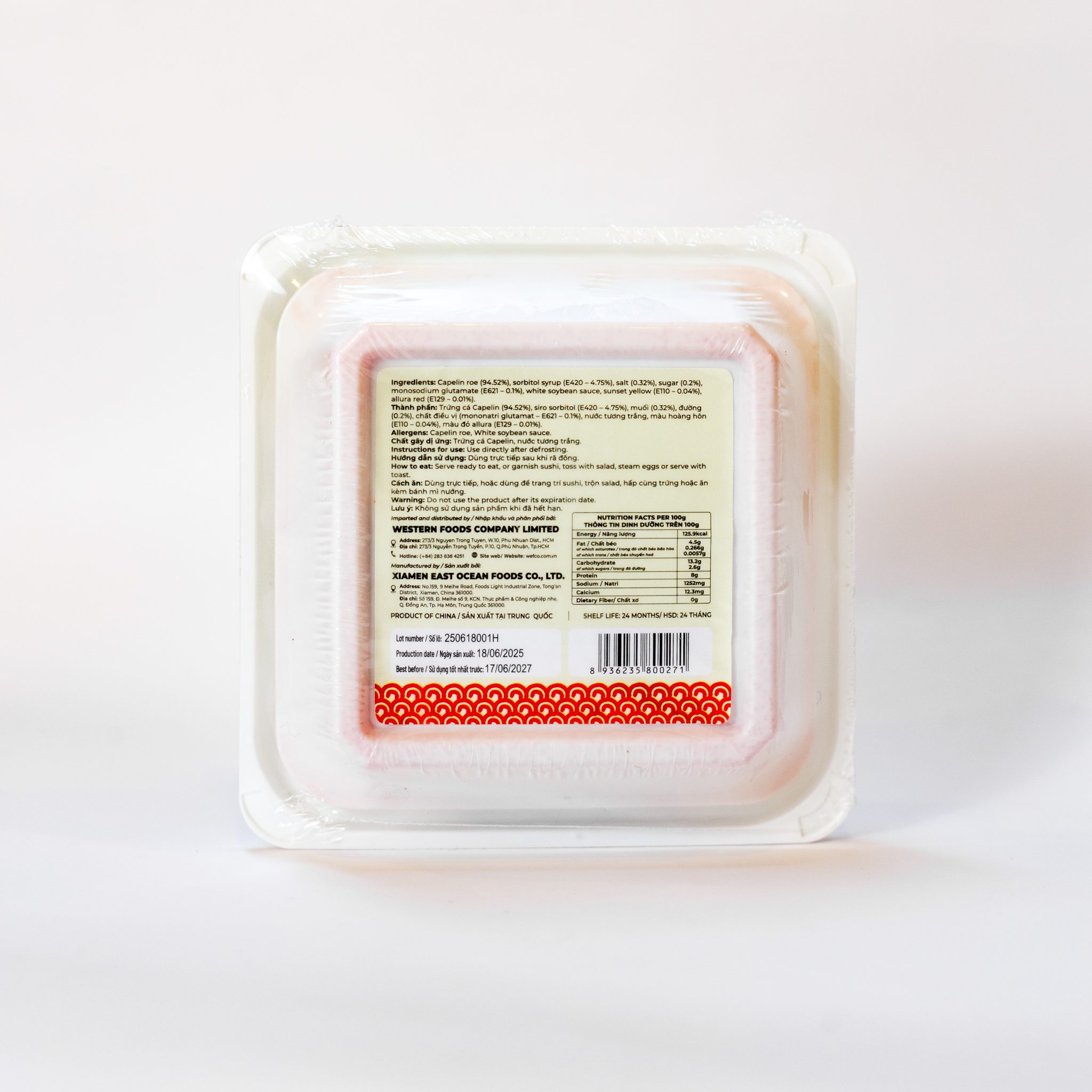 Ebiko Red | 150 - 500gr - WESTERN FOODS COMPANY LIMITED