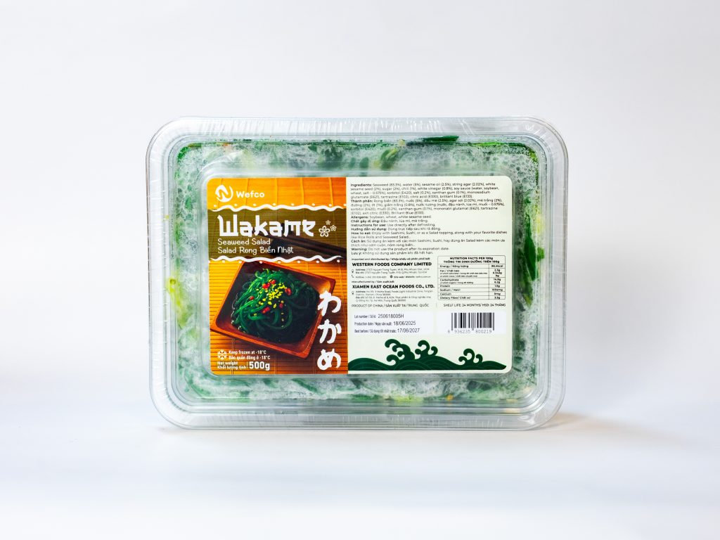 Wakame | Frozen seaweed salad (green) | 150 – 500gr – WESTERN FOODS ...